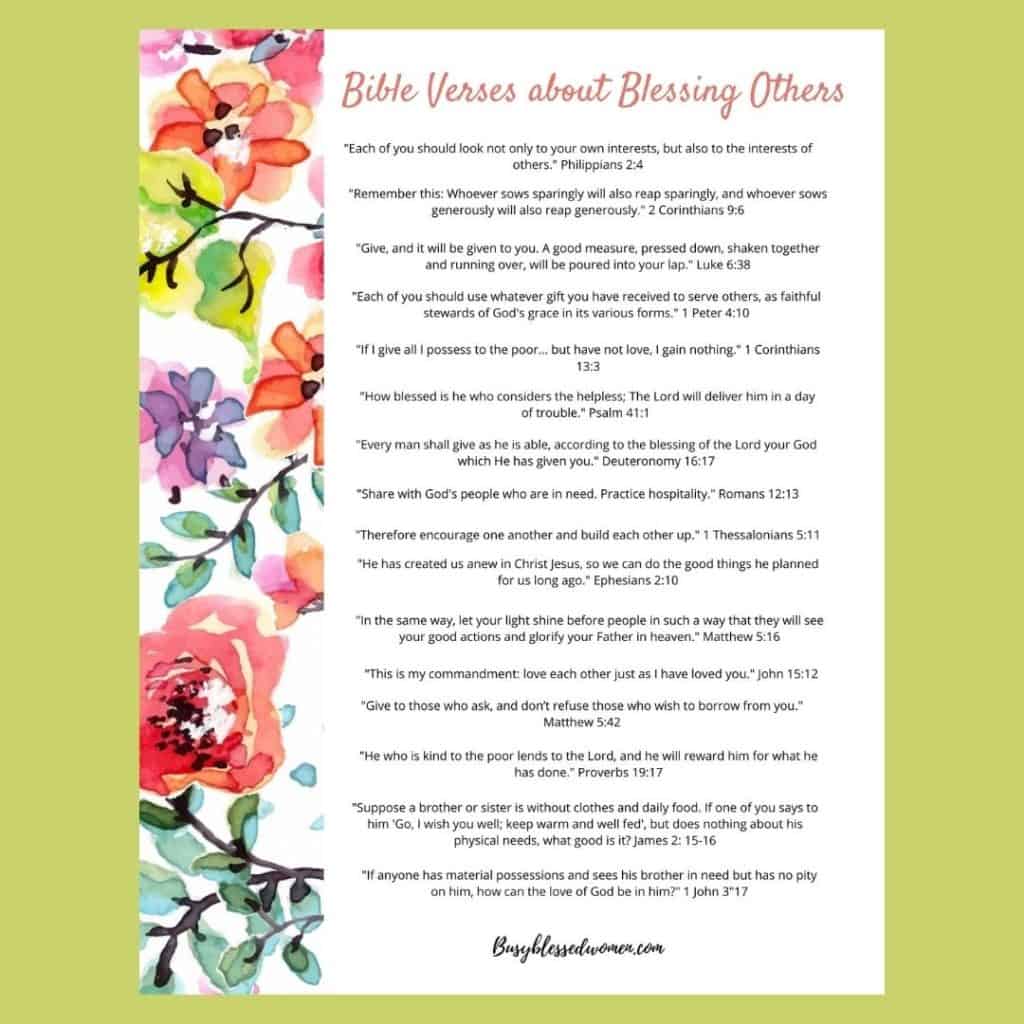 Be A Blessing to Others: 7 Simple Ways to Share God's Love Every Day