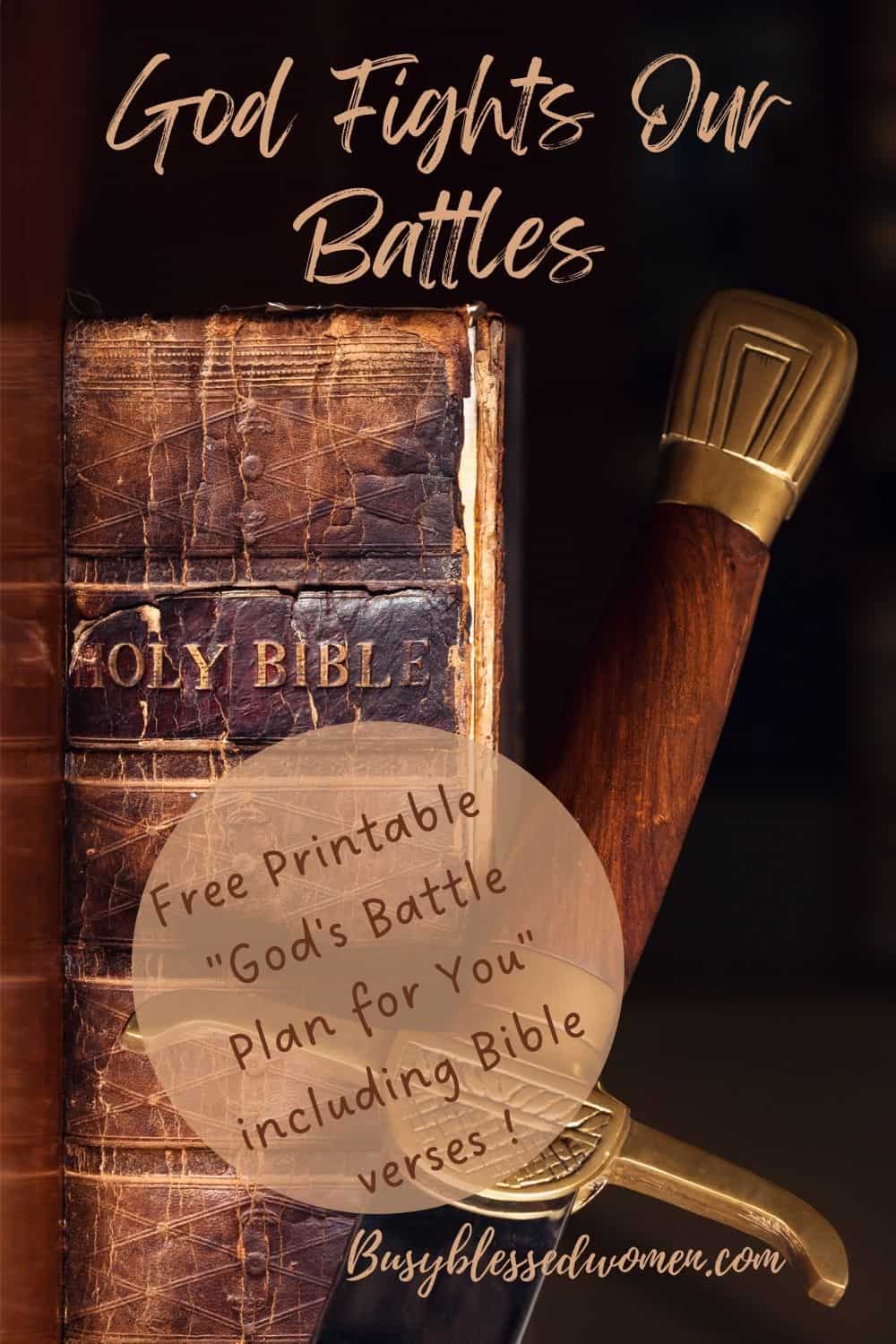 God Fights Our Battles