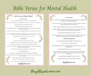 Comforting Insights on Mental Health from the Bible