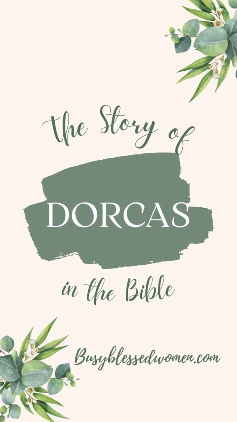 Story of Dorcas in the Bible