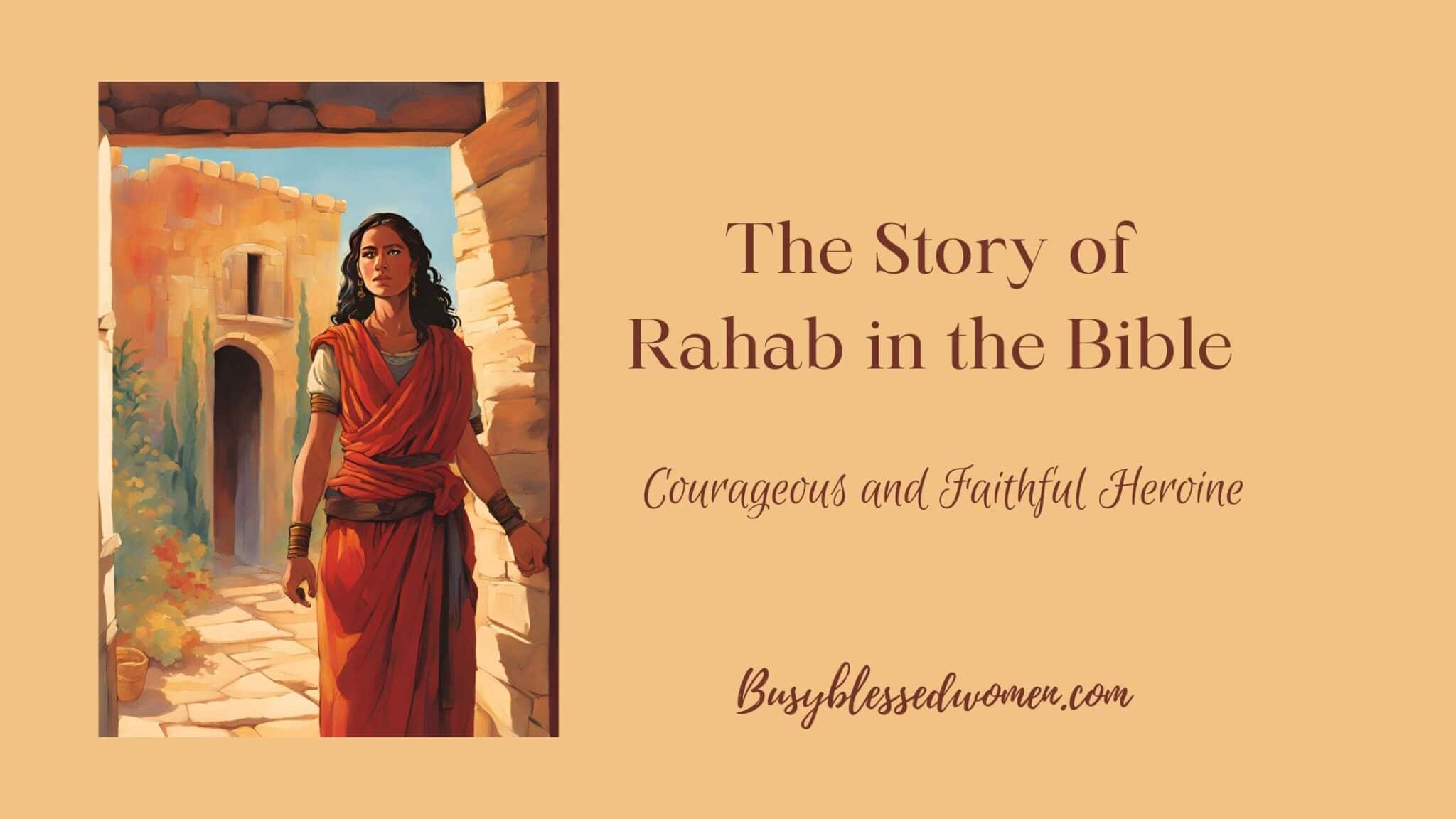 The Story of Rahab in the Bible- Unlikely Heroine