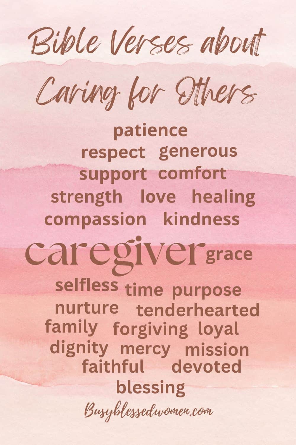 Bible Verses About Caring for Others