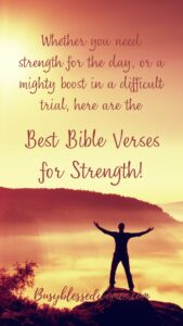 Best Bible Verses for Strength