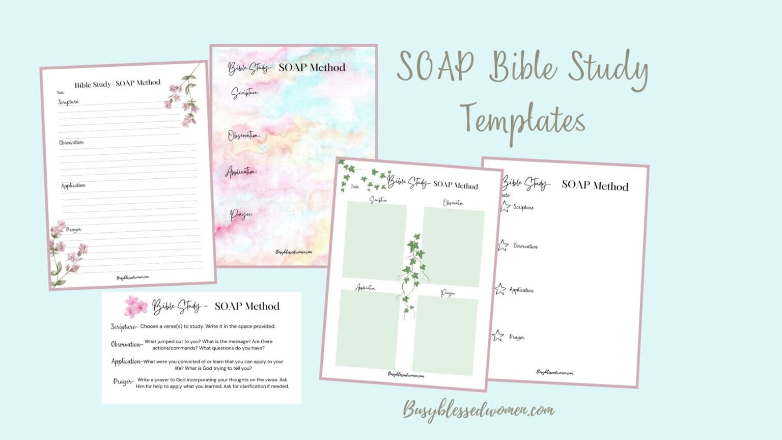 Effective Bible Study Methods [With Free Templates!]