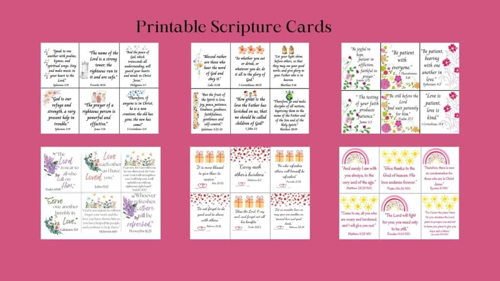 Free Bible Printables