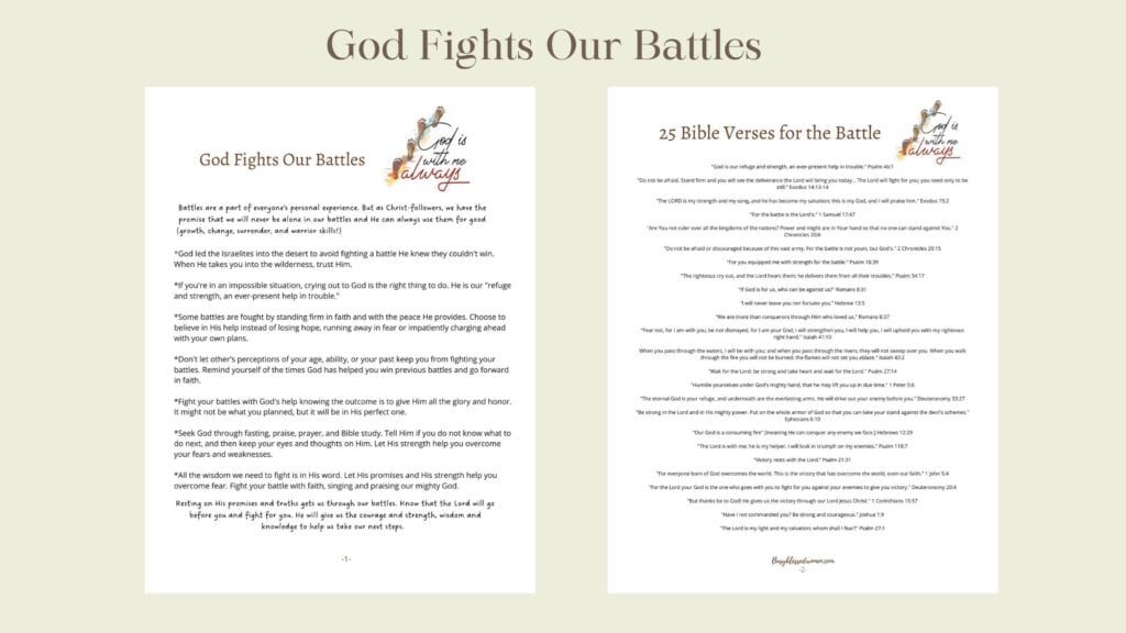 Free Bible Printables