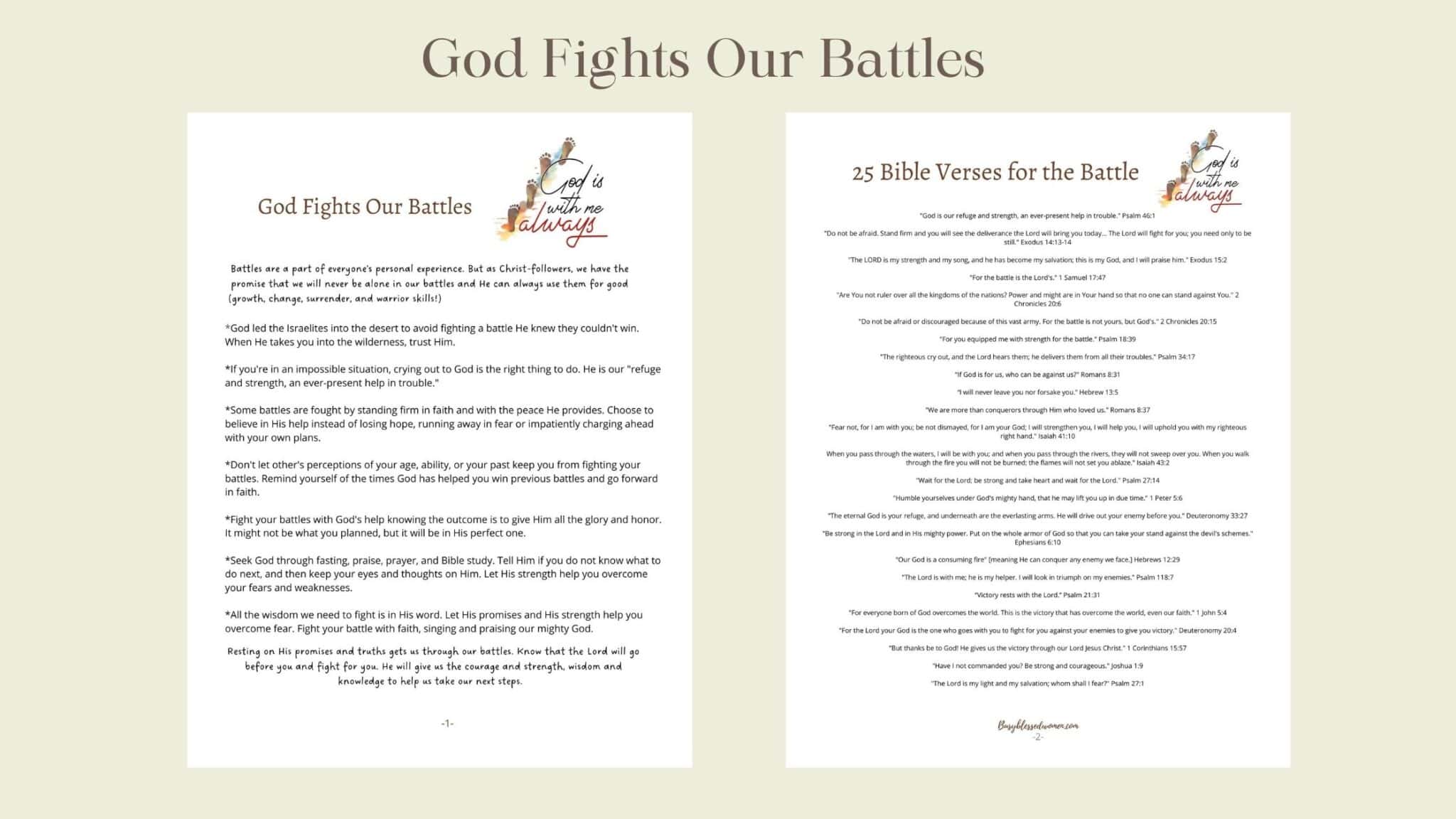 Free Bible Printables