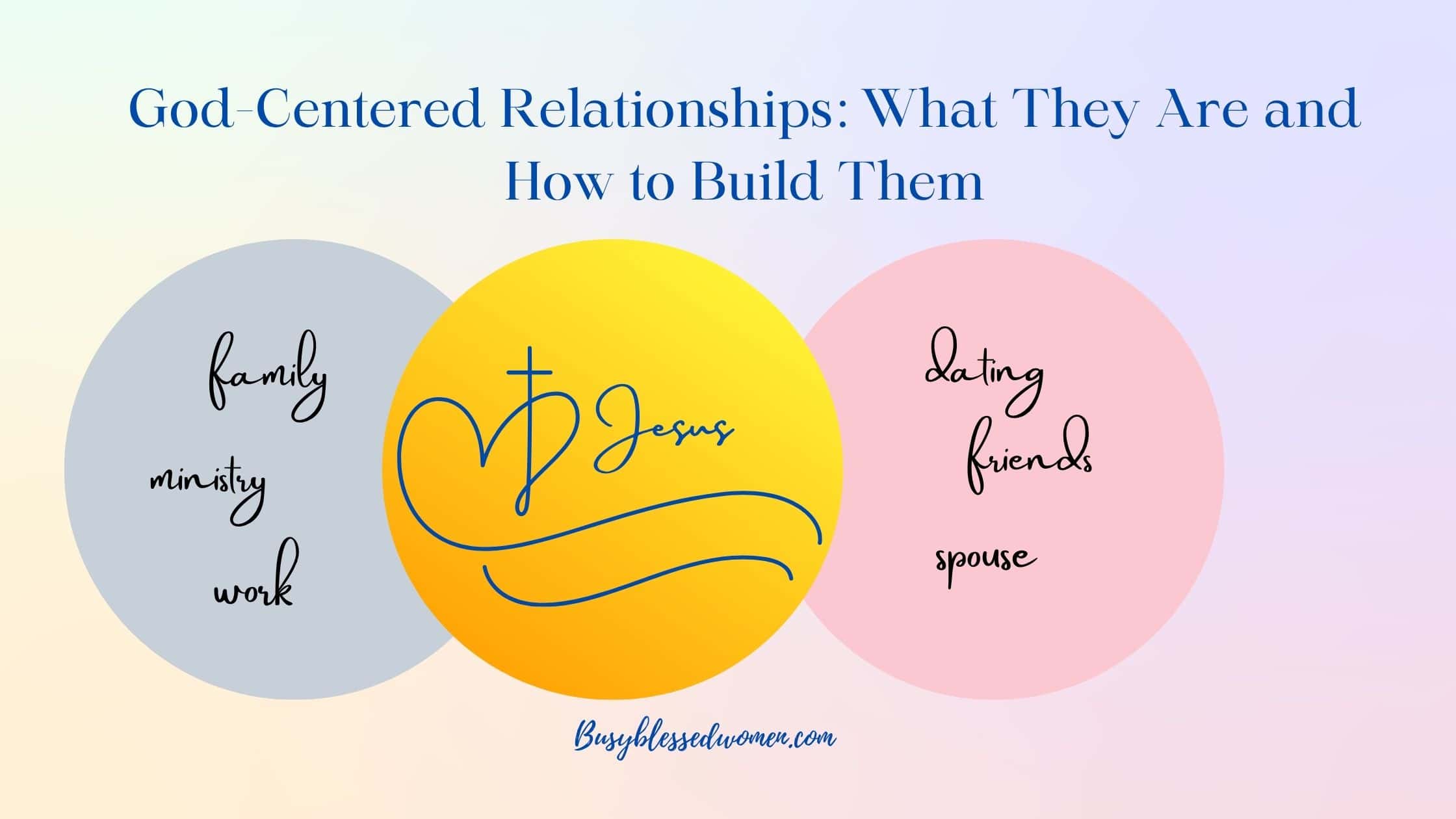 God-Centered Relationships- What They Are and How to Build Them